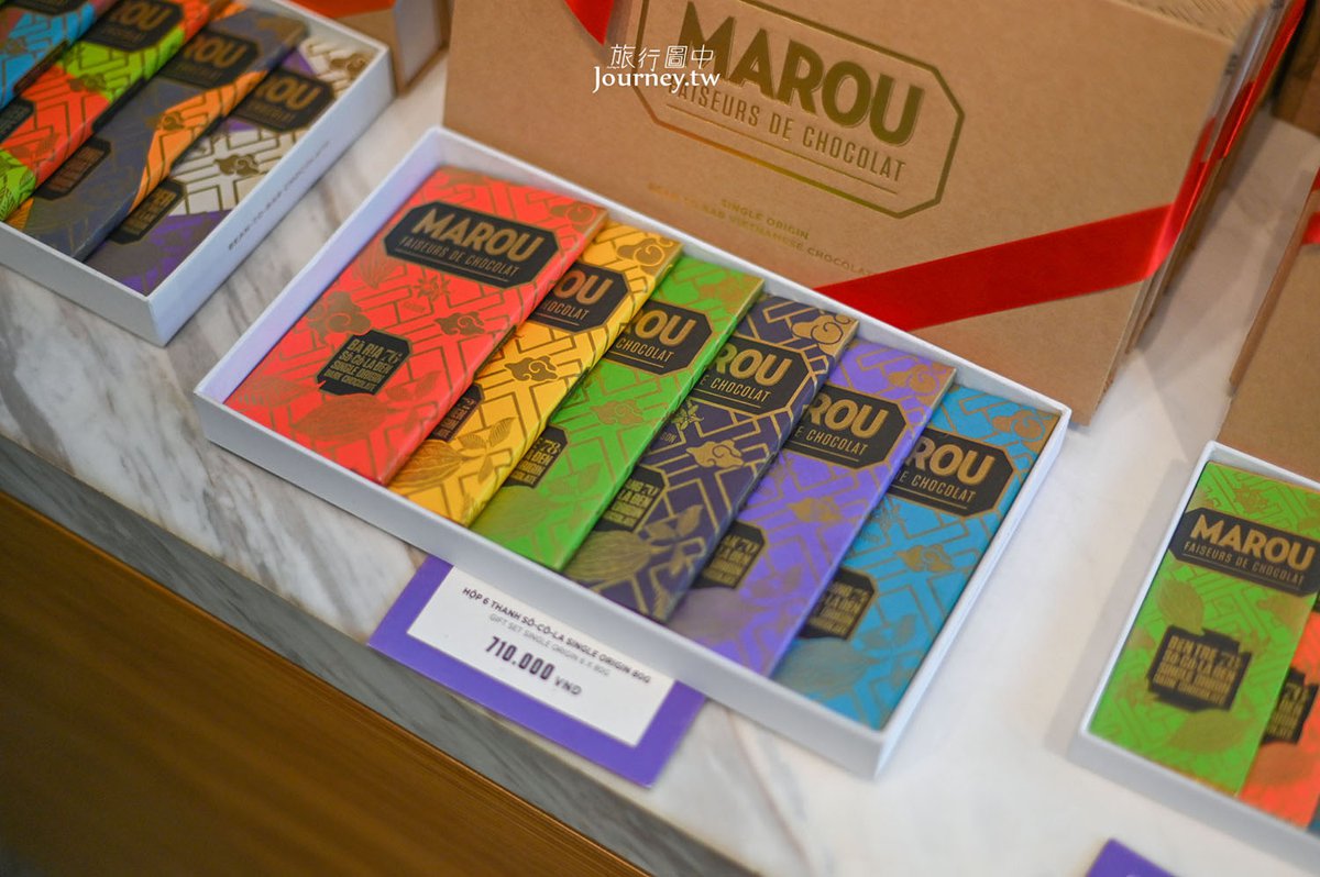 越南、河內美食｜Maison Marou Flagship Hanoi・由法國人創立的越南頂級巧克力品牌！是巧克力店也是一家甜點店 - 許傑,旅行圖中