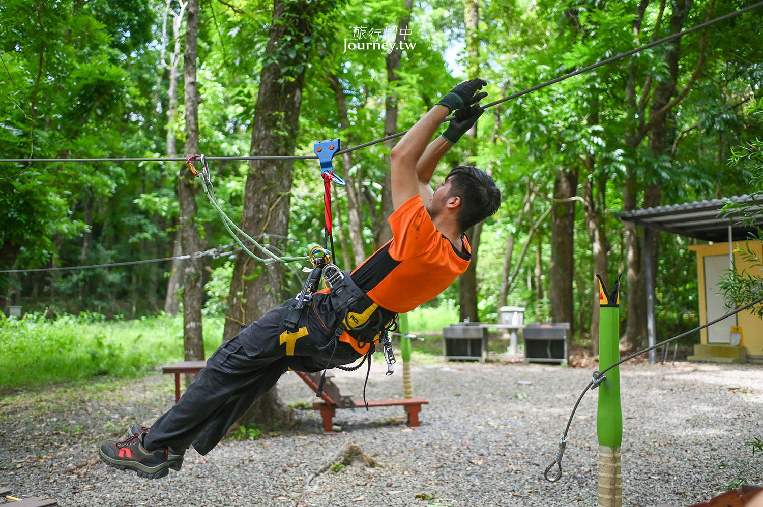 屏東、牡丹景點｜東源森林遊樂區/馨香森林・台灣第一座森林冒險樂園 2B Rope Park - 許傑,旅行圖中